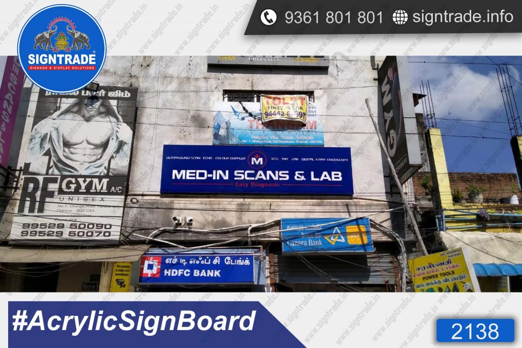 Acrylic Sign Boards Chennai | Business Acrylic Signage Chennai