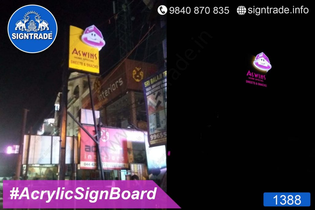 Acrylic Sign Boards Chennai | Business Acrylic Signage Chennai
