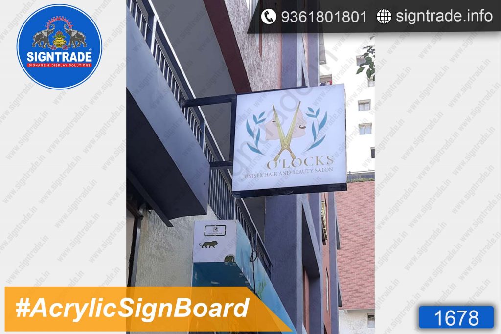 Acrylic Sign Boards Chennai | Business Acrylic Signage Chennai